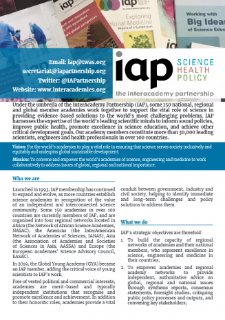 IAP 2023 leaflet